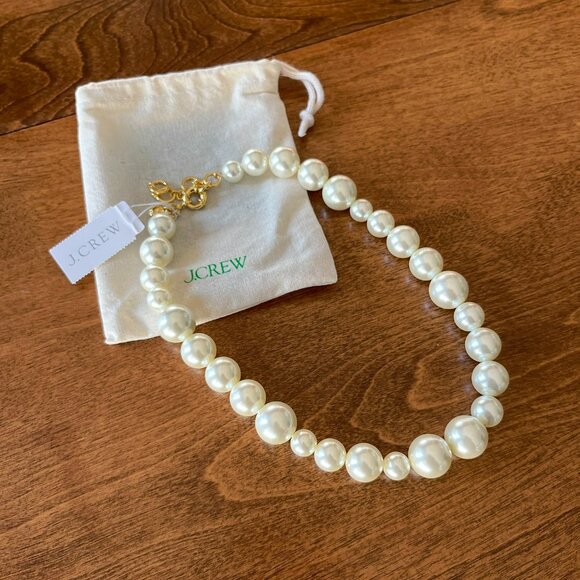 J. Crew | Jewelry | J Crew Pearl Ball Necklace Nwt | Poshmark